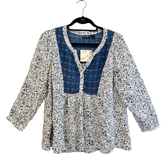 Joe Boxer | Tops | Joe Boxer Top Juniors Xl Peasant Style Floral 34 ...